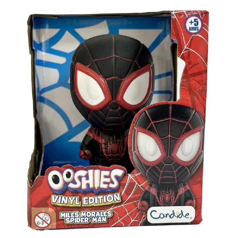 Boneco Ooshies Marvel Miles Morales 6800 - Candide - Real Brinquedos