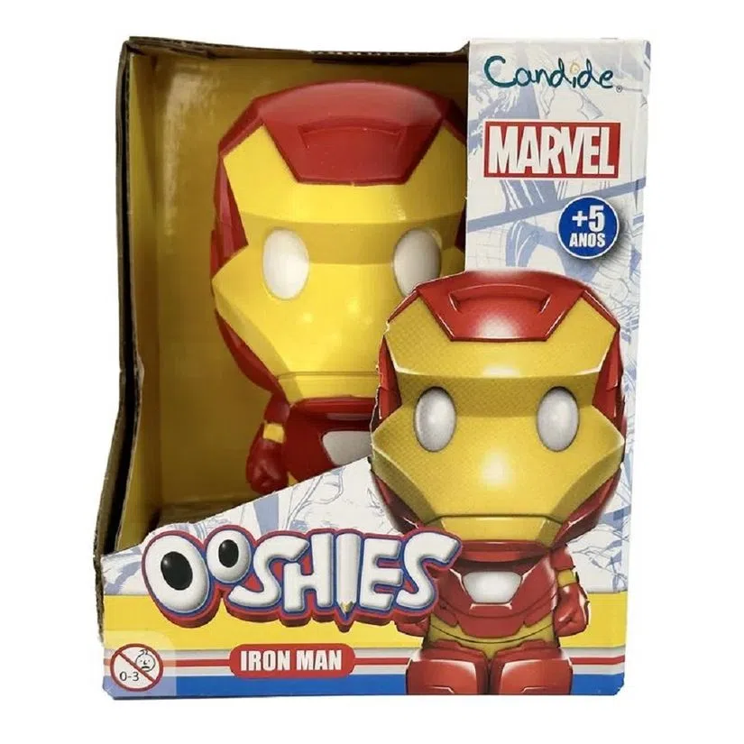 Boneco Ooshies Marvel Homem de Ferro 6800 - Candide - Real Brinquedos
