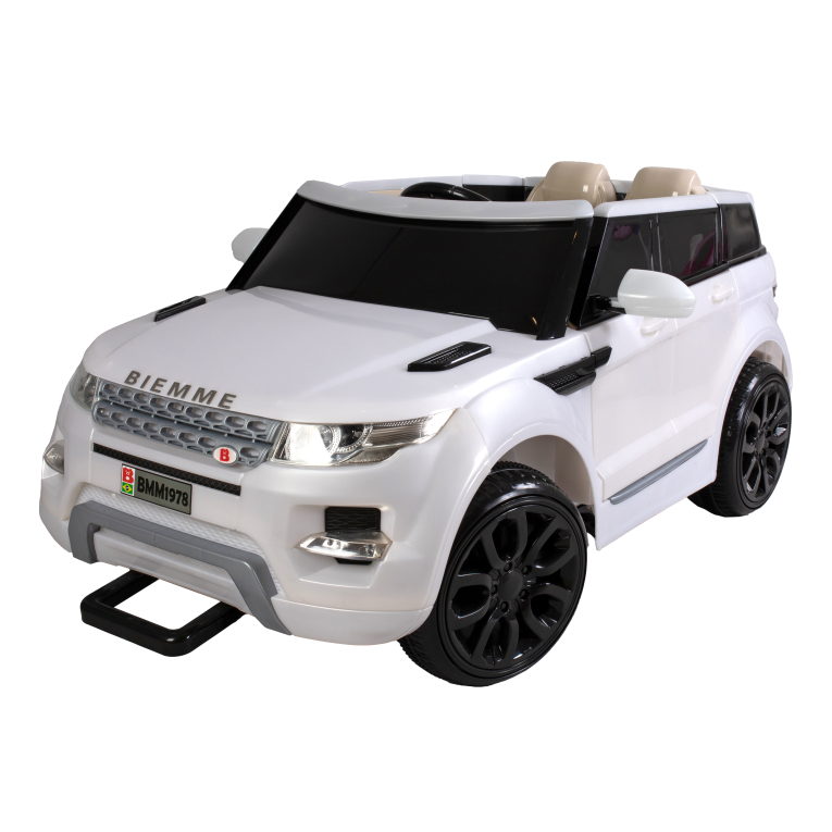 Carro Elétrico Biemme Land Rover 12V - Car One lr - Branco - 806 - Bie ...