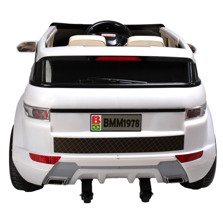Carro Elétrico Biemme Land Rover 12V - Car One lr - Branco - 806 - Bie ...