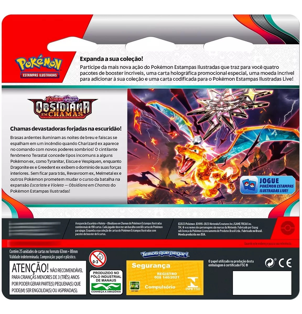 Pokémon Blister Quádruplo Eevee Escarlate E Violeta 33491 Real