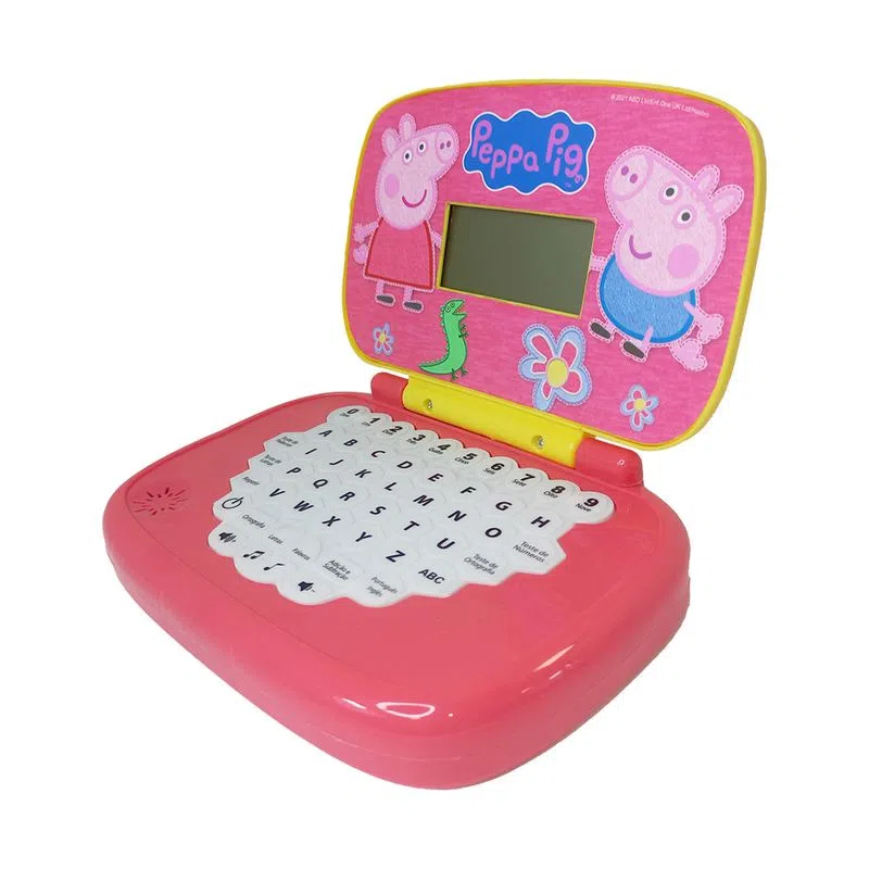 Laptop Infantil Educativo - Peppa Pig Bilíngue - 1515 Candide - Real ...
