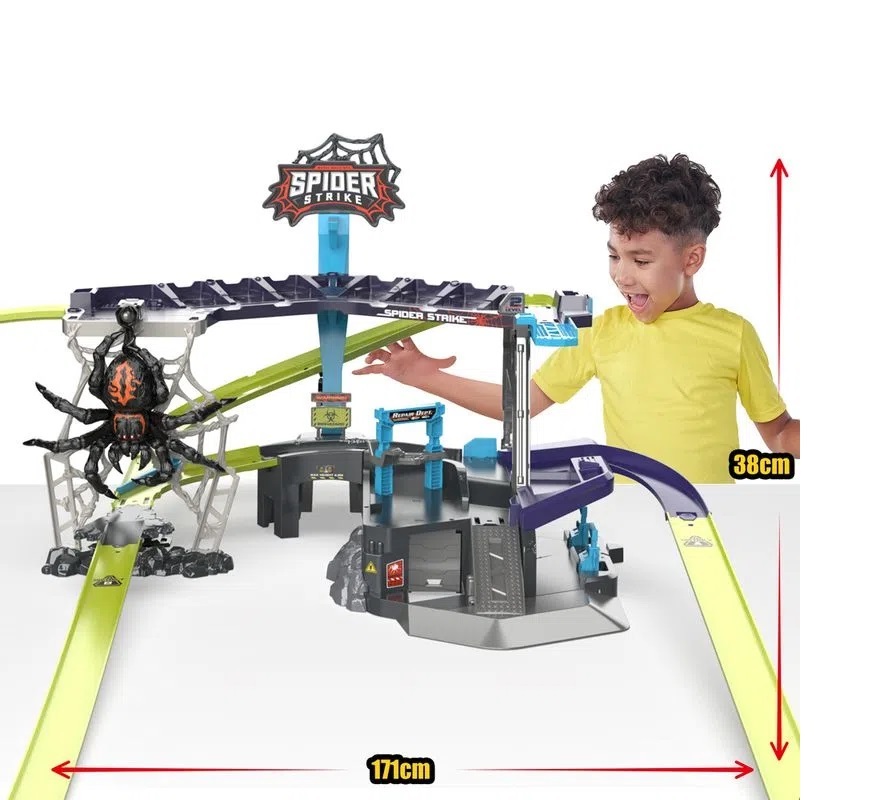 Pista Metal Machines Spider Strike - 8711 - Candide - Real Brinquedos