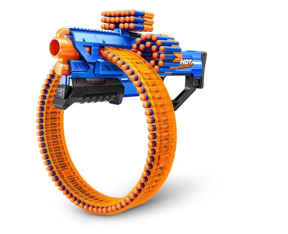 Lançador Xshot Insanity Mad Mega Barrel - 72 Dardos - 5643 - Candide ...
