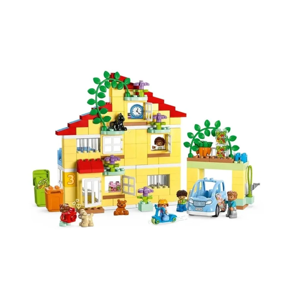 Lego Duplo 218 peças - Casa de Família 3 em 1 - 10994 Lego - Real ...