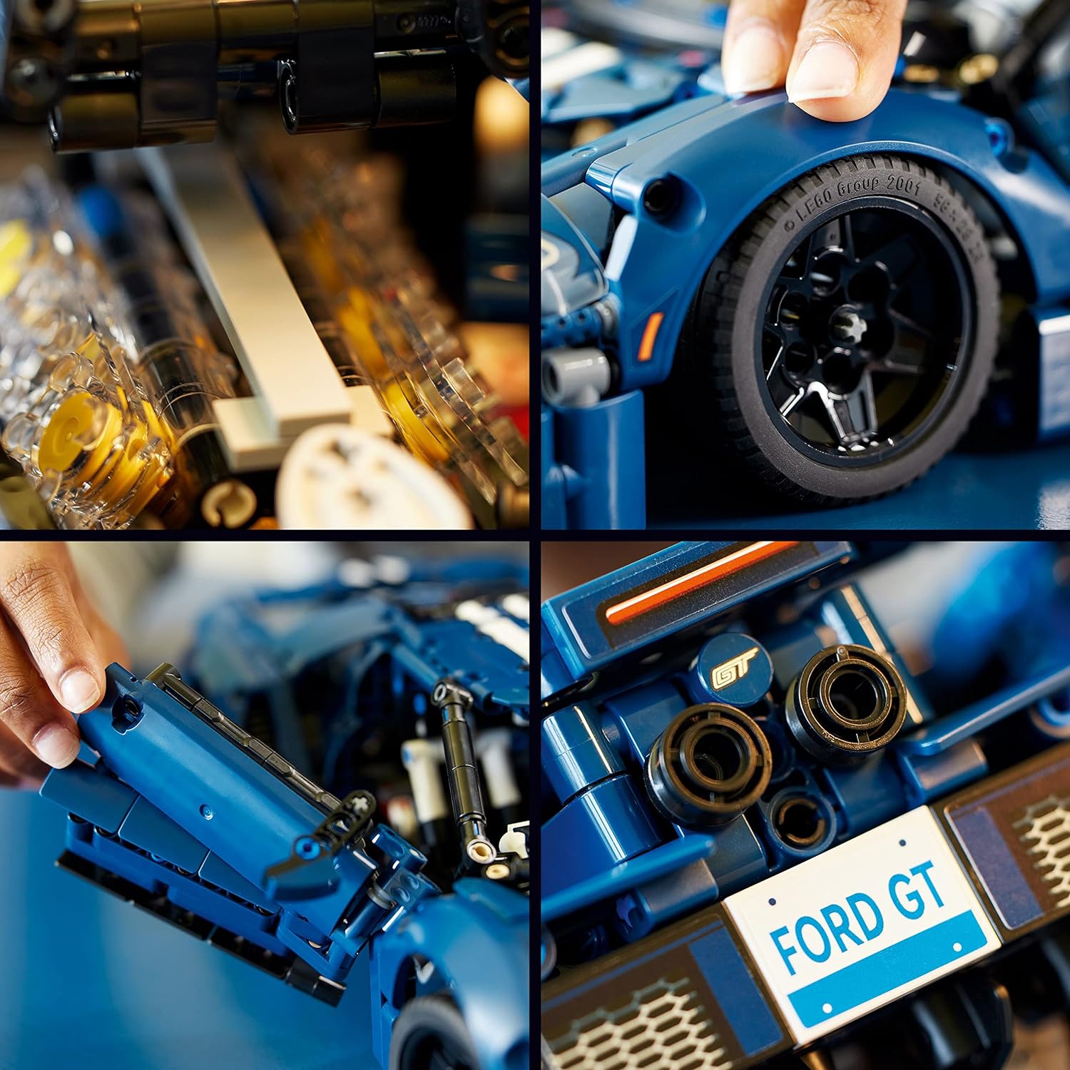 Lego Technic 1466 peças - 2022 Ford GT - 42154 Lego - Real Brinquedos