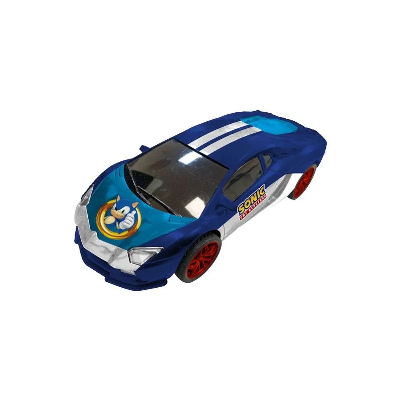 Carro Sonic Blue Bullet - Roda Livre - 3454 - Candide - Real Brinquedos