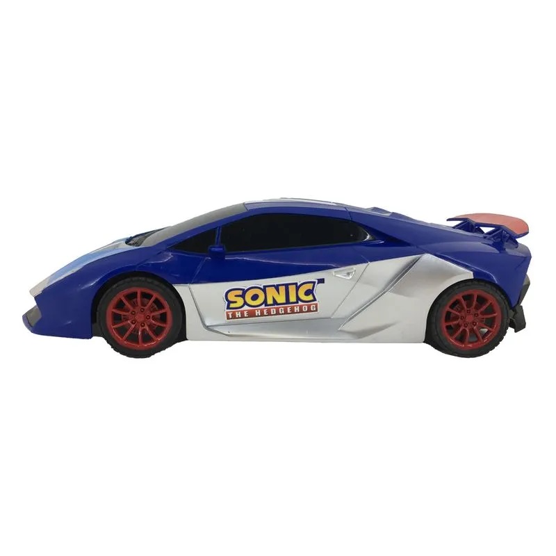 Carro Sonic Blue Bullet - Roda Livre - 3454 - Candide - Real Brinquedos