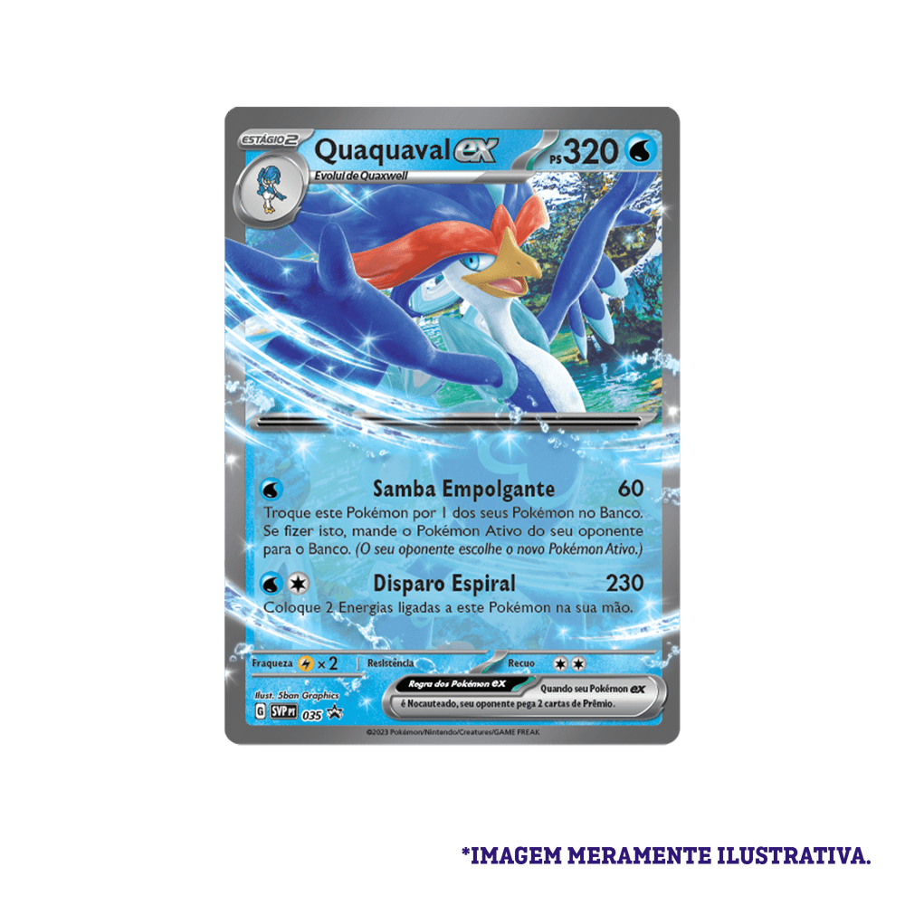 Box Pokémon Parceiros de Paldea - Quaquaval EX - 33208 Copag - Real ...