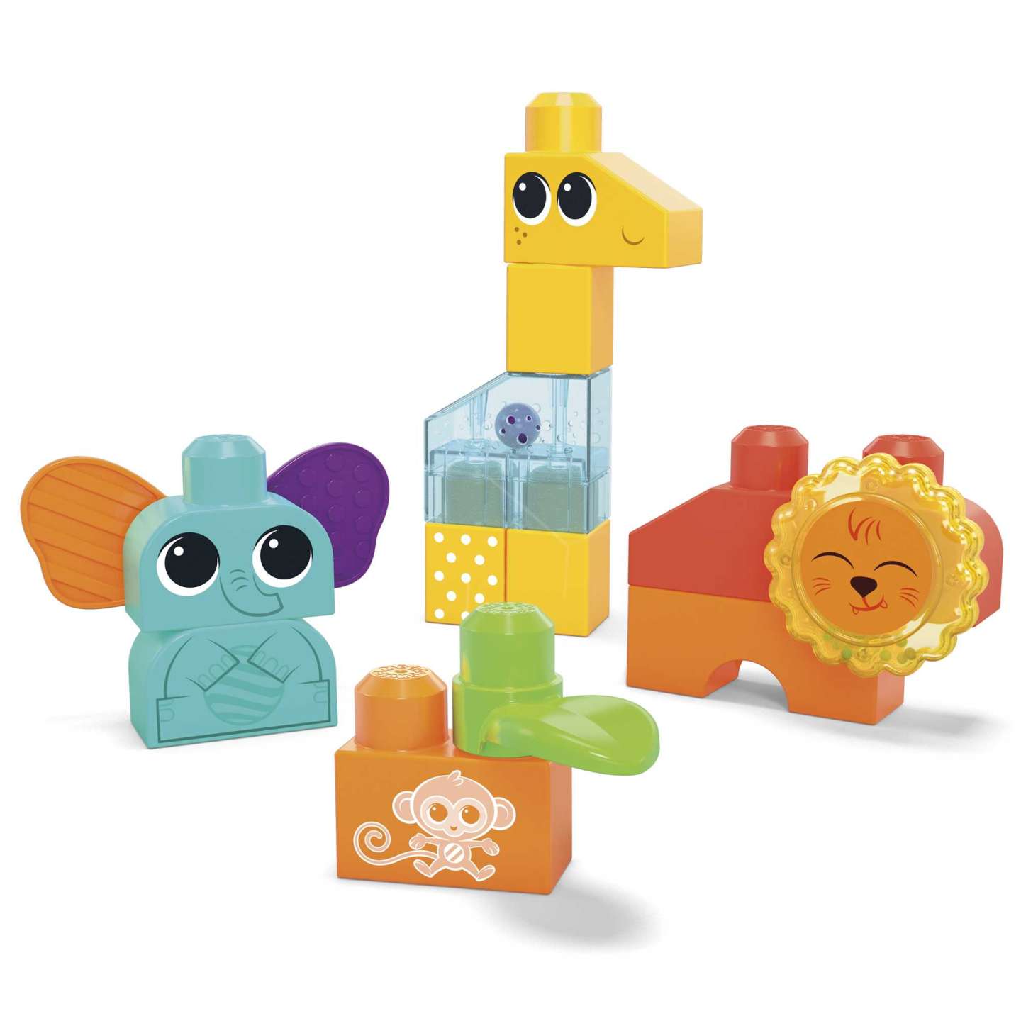 Mega Bloks - Safari Rattle - HKN42 - Mattel - Real Brinquedos