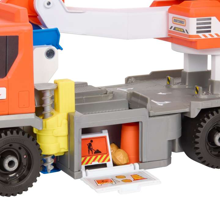 Veículo Matchbox Guindaste Terrestre - HPD64 - Mattel - Real Brinquedos