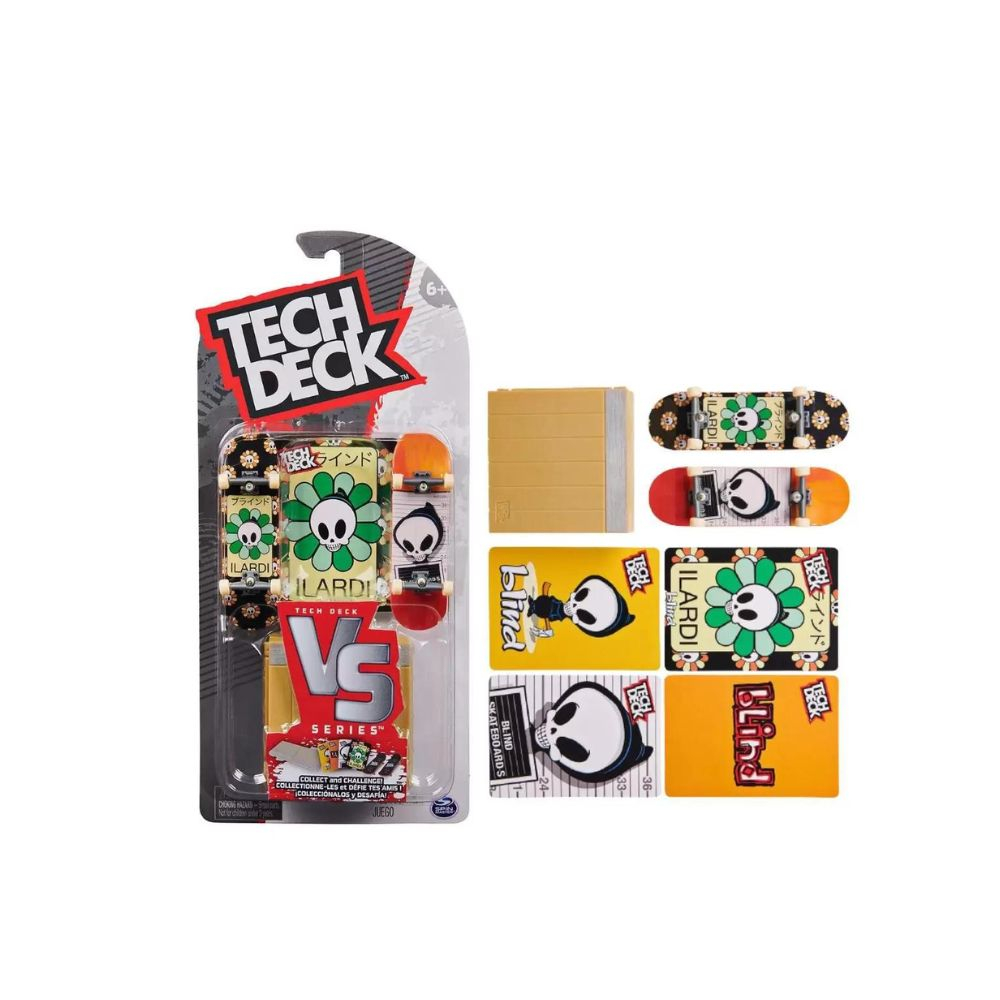 Tech Deck Kit 2 Skate Dedo Com Obstáculo - 2893 - Sunny - Real Brinquedos