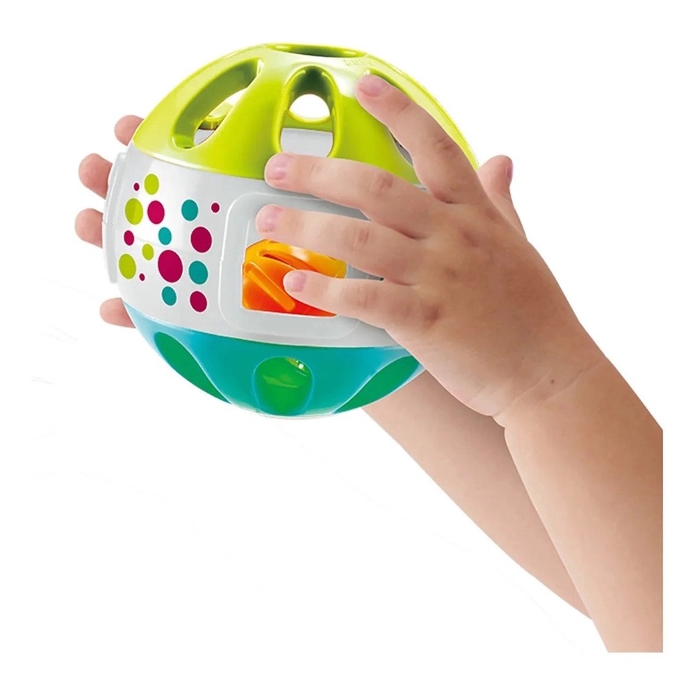 Bola Chocalho Som e Sentidos - Colorido - 392 - Bang Toys - Real Brinquedos