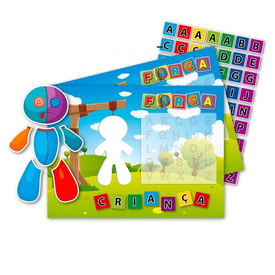 Jogo Da Forca - 7173 - Pais e Filhos - Real Brinquedos