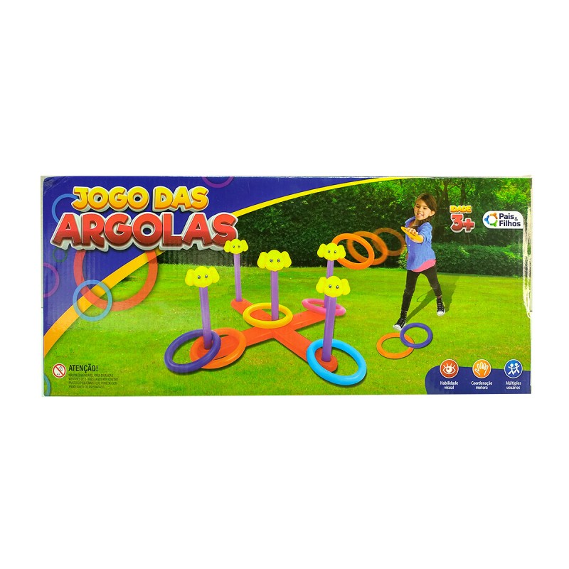 Jogo Das Argolas - 791735 - Pais e Filhos - Real Brinquedos