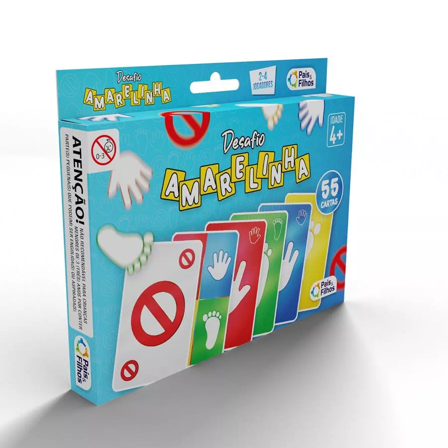 Jogo de Cartas Desafio Amarelinha - 791830 - Pais e Filhos - Real ...