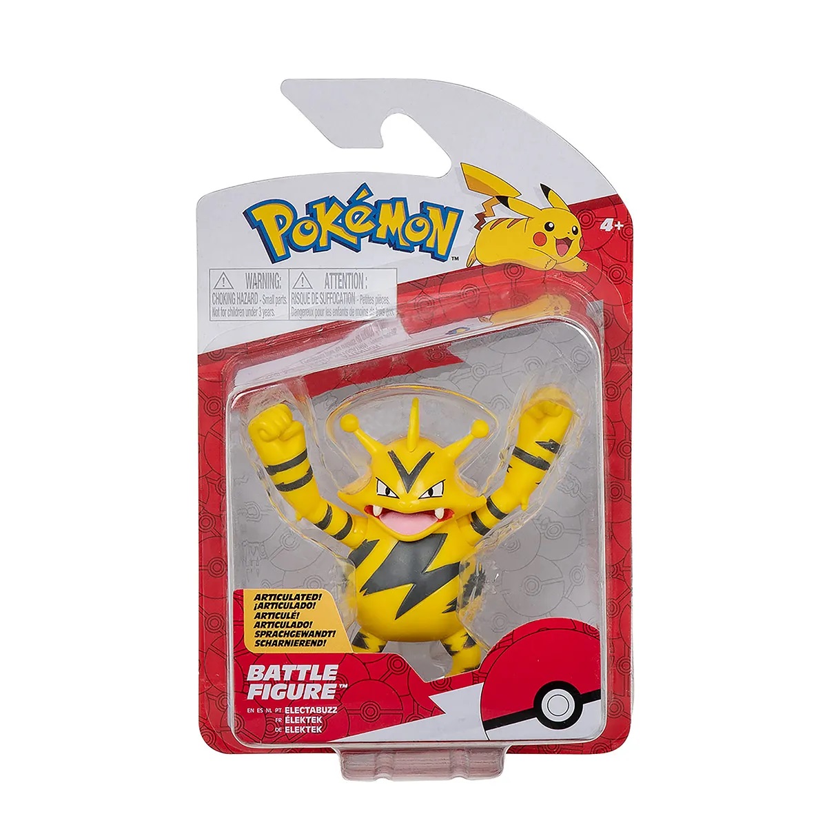 Pokémon - Figura De Ação Do Electabuzz - 2601 - Sunny - Real Brinquedos