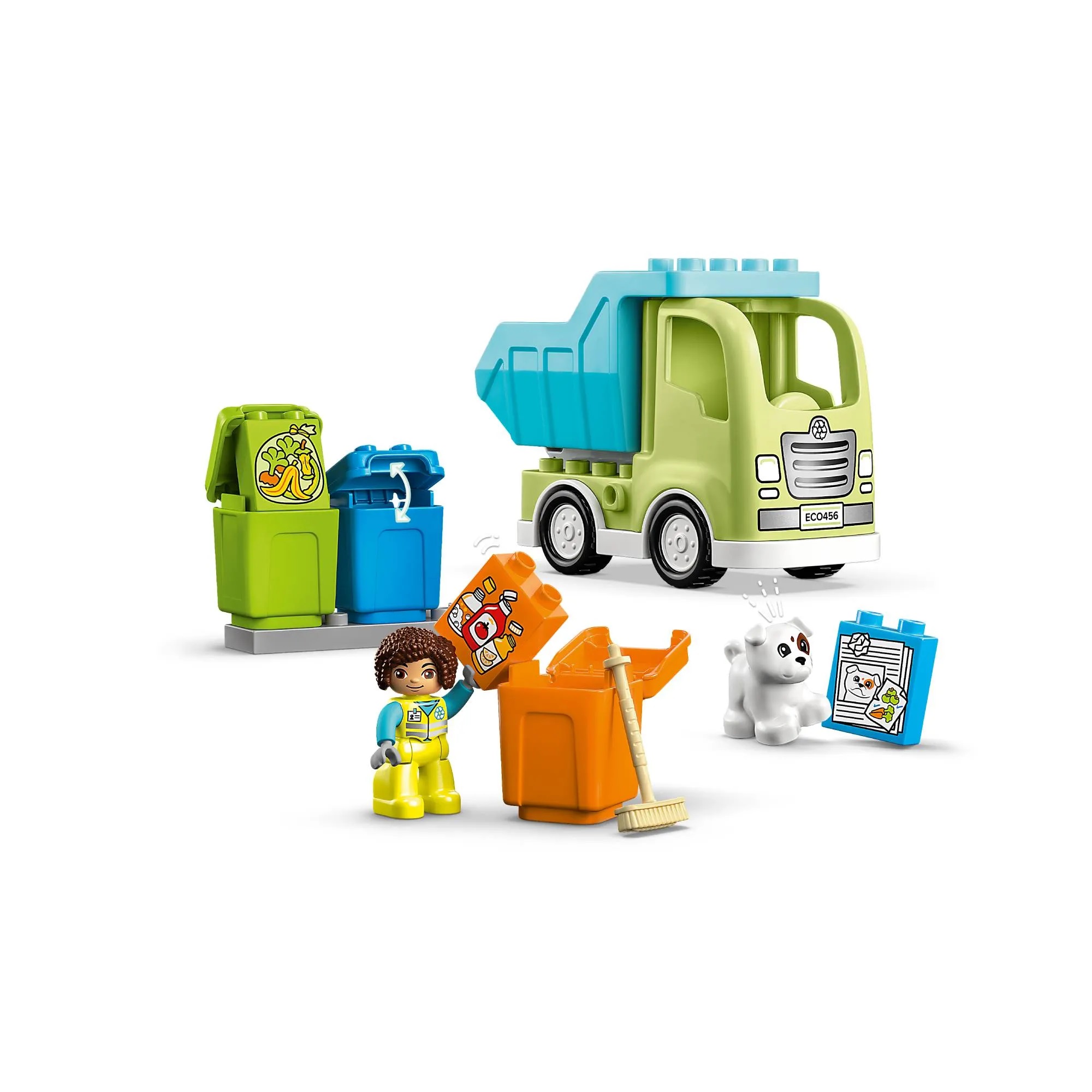 Lego Duplo - Caminhão De Reciclagem - 15 Peças - 10987 - Lego - Real ...