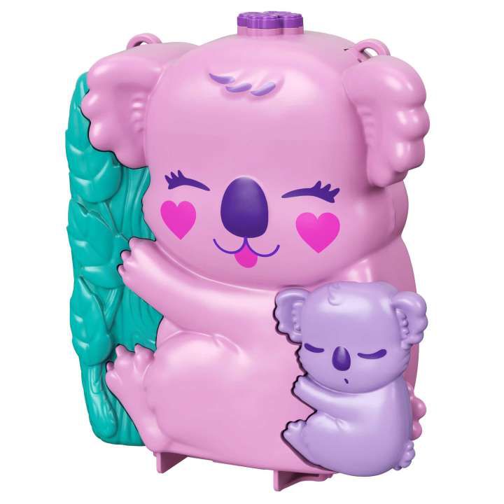 Polly Pocket Estojo De Coala C/ Cenário - GXC95 - Mattel - Real Brinquedos