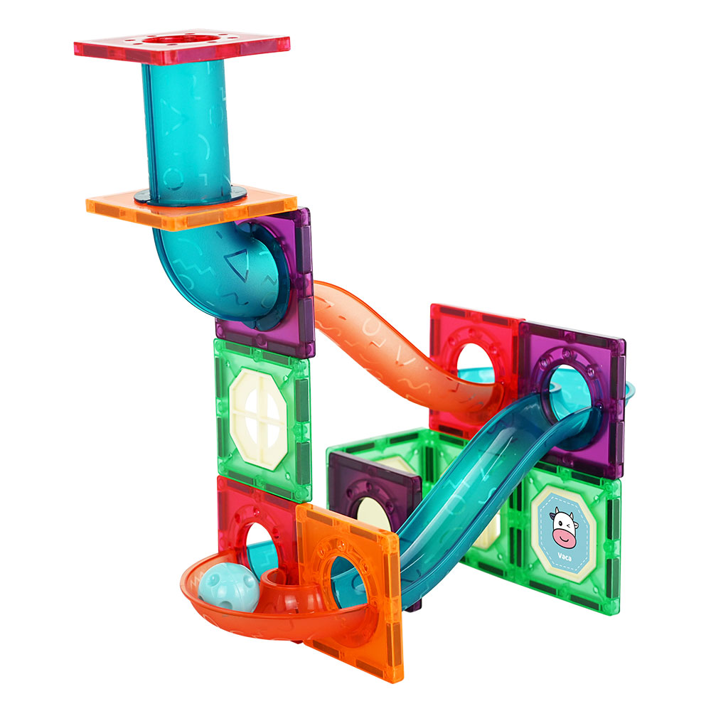 Dm Blocks Magnéticos - DMT6765 - 47 Peças - Dm Toys - Real Brinquedos