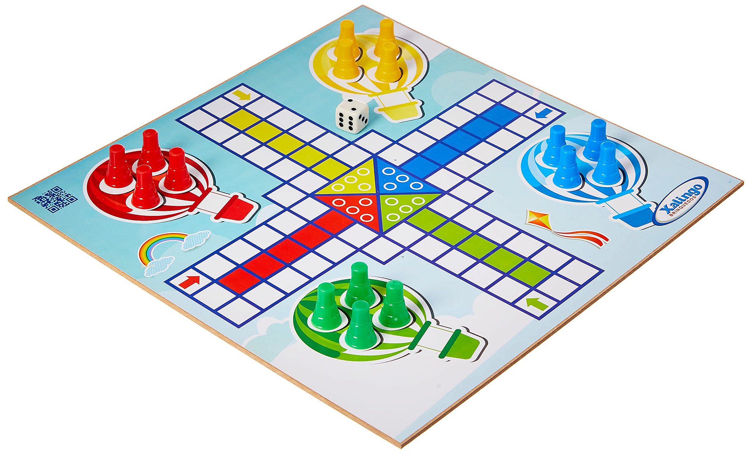 Jogo de Tabuleiro Ludo - 65543 - Xalingo - Real Brinquedos