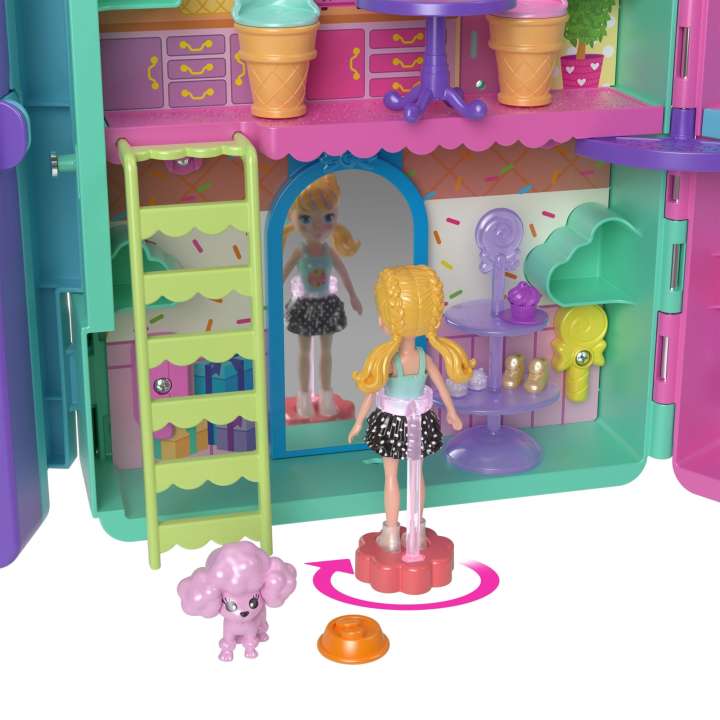 Polly Pocket Doce Studio de Moda - HKW12 - Mattel - Real Brinquedos