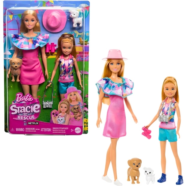 Barbie Family Stacie Resgate Aventura De Irmãs -HRM09 Mattel - Real ...