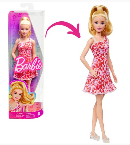 Boneca Barbie Fashionistas 205 - FBR37/HJT02 - Mattel - Real Brinquedos