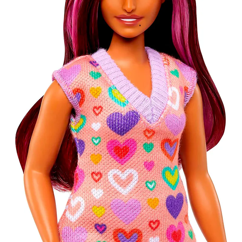 Boneca Barbie Fashionistas 207 - FBR37/HJT04- Mattel - Real Brinquedos
