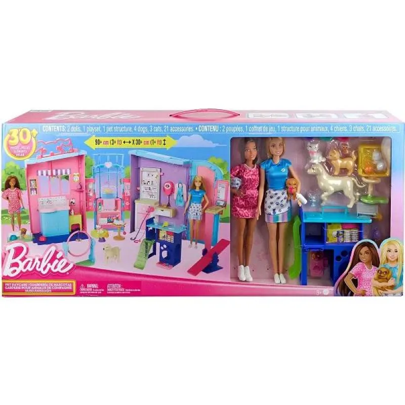 Barbie Family Conjunto Cuidadora de Animais - HRG81 - Mattel - Real ...