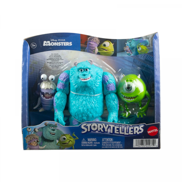 Conjunto Bonecos Monstros S.A. - Storytellers - HMM01 Mattel - Real ...