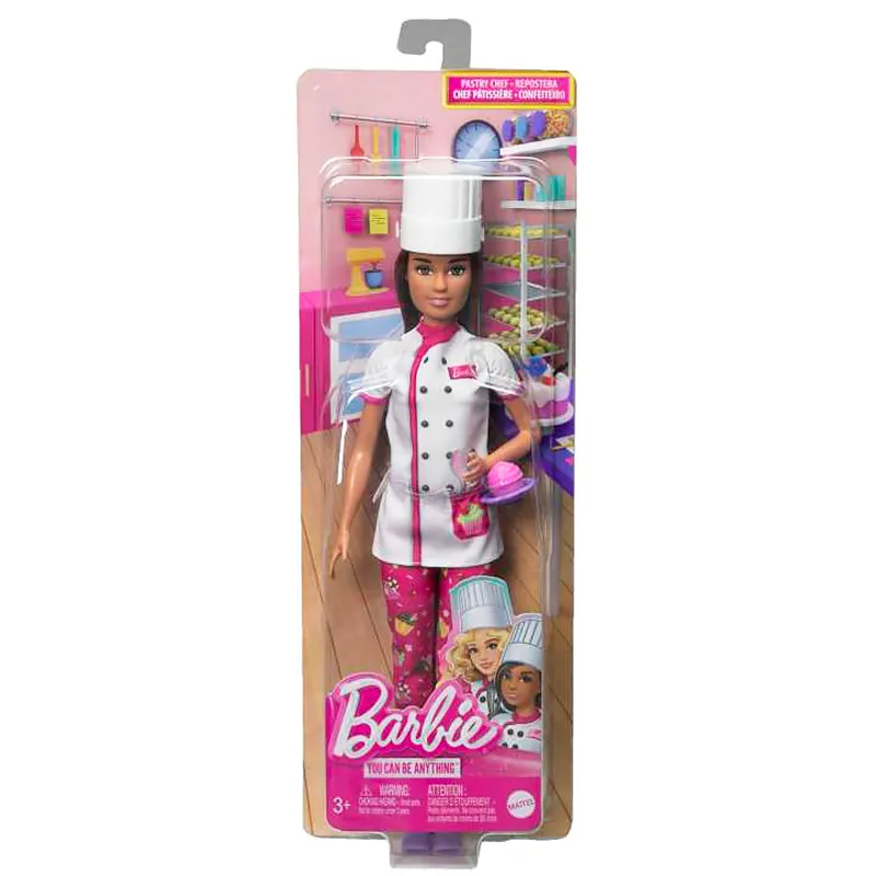 Boneca Barbie Profissões Confeiteira - DVF50 - Mattel - Real Brinquedos