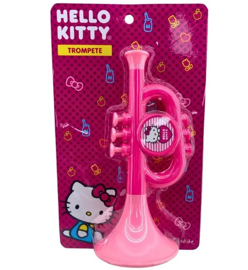 Instrumento Musical Hello Kitty - Trompete - 5920 Candide - Real Brinquedos