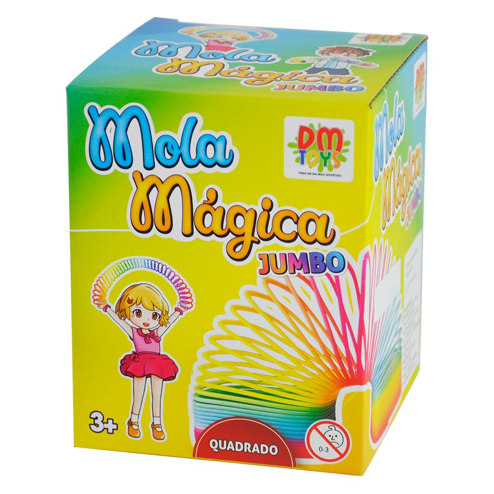 Mola Mágica Jumbo Quadrado - DMT6330 - Dm Toys - Real Brinquedos