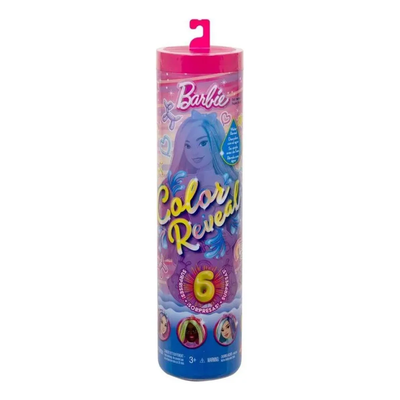 Boneca Barbie Surpresa - Animais de Balão - Color Reveal Jfy73 Mattel ...