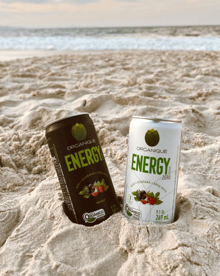 Energético Orgânico Sem Glúten Organique Energy Drink Sem Açúcar Sabor ...