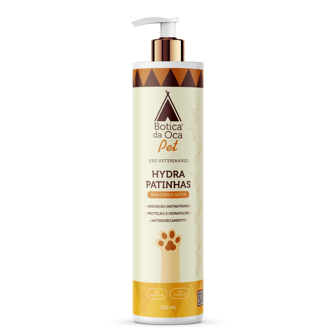 Hydra Patinhas Pet 120ml - Botica da Oca Pet - Evolveg - Shopping 100% vegano