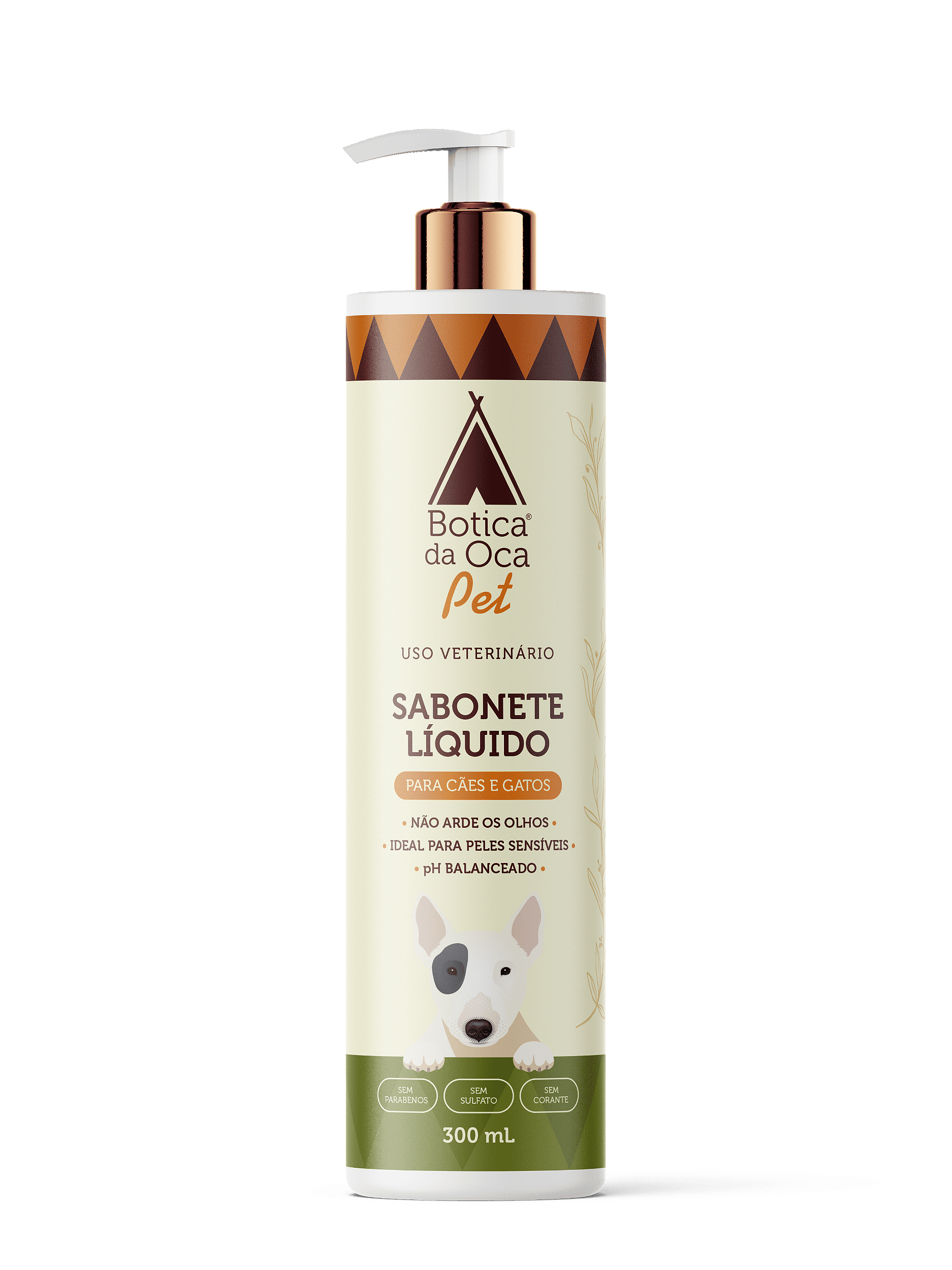 Sabonete Liquido 300ml - Botica da Oca Pet - Evolveg - Shopping 100% vegano