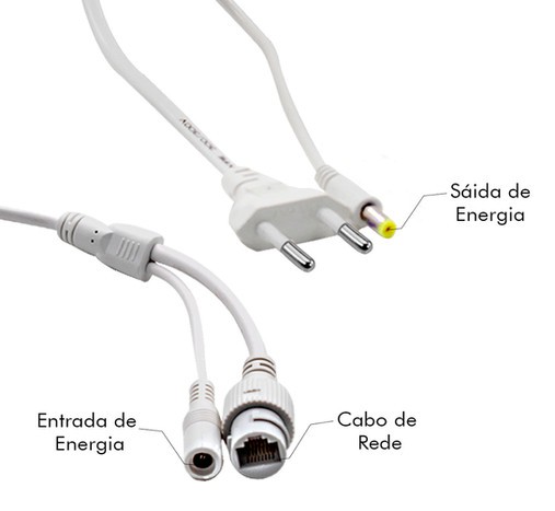 MODELO :A8 Câmera De Segurança Ip Wifi Externa Auto Tracking Ptz lente ...