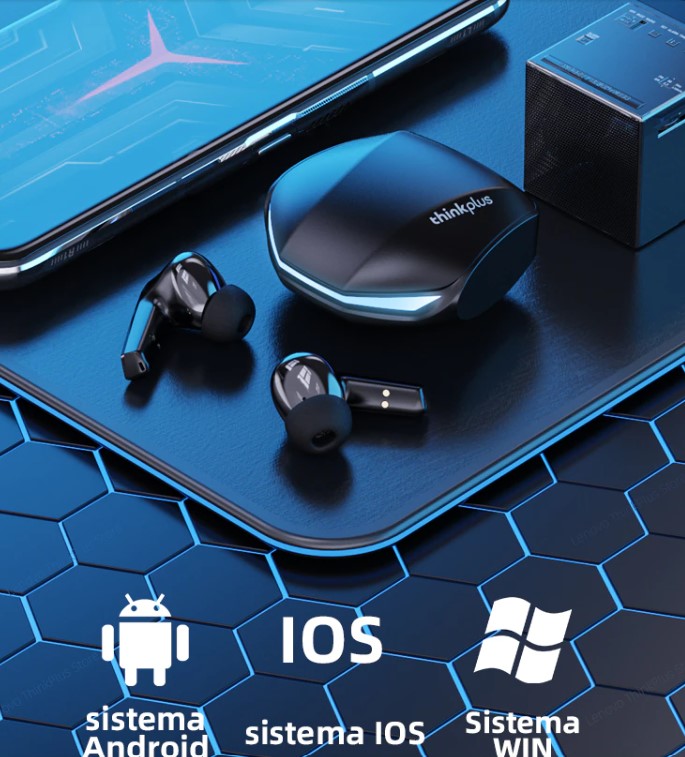 Fone Gamer Bluetooth Lenovo Thinkplus Live Pods Gm2 Pro Tws - Mamba Games