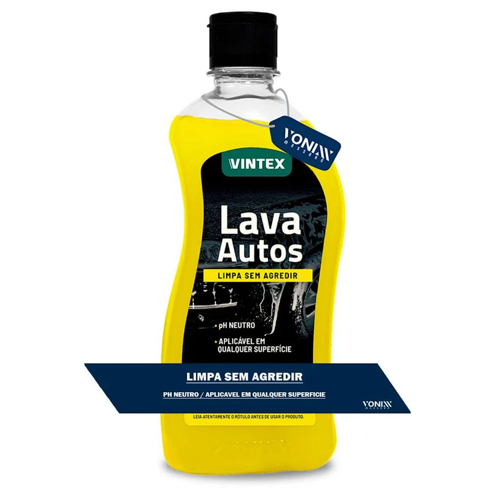 Shampoo 500ml Automotivo Concentrado Limpa e Protege pH Neutro Vonixx Vintex - Tempracar