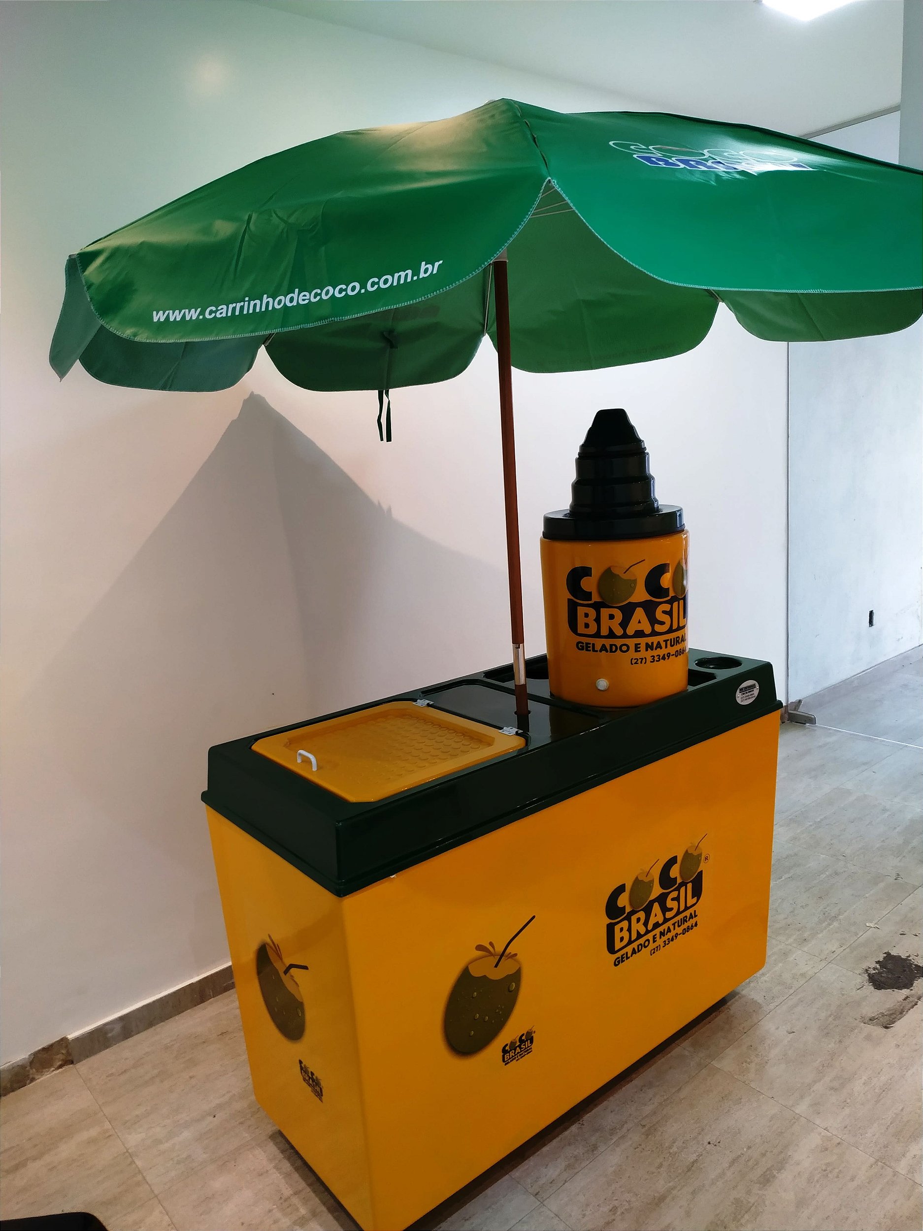 Bancada para água de coco - Carrinho de Coco