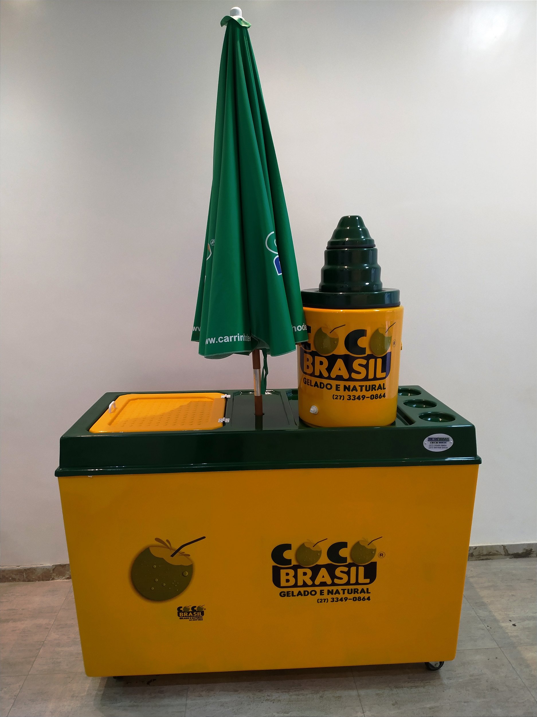 Bancada para água de coco - Carrinho de Coco