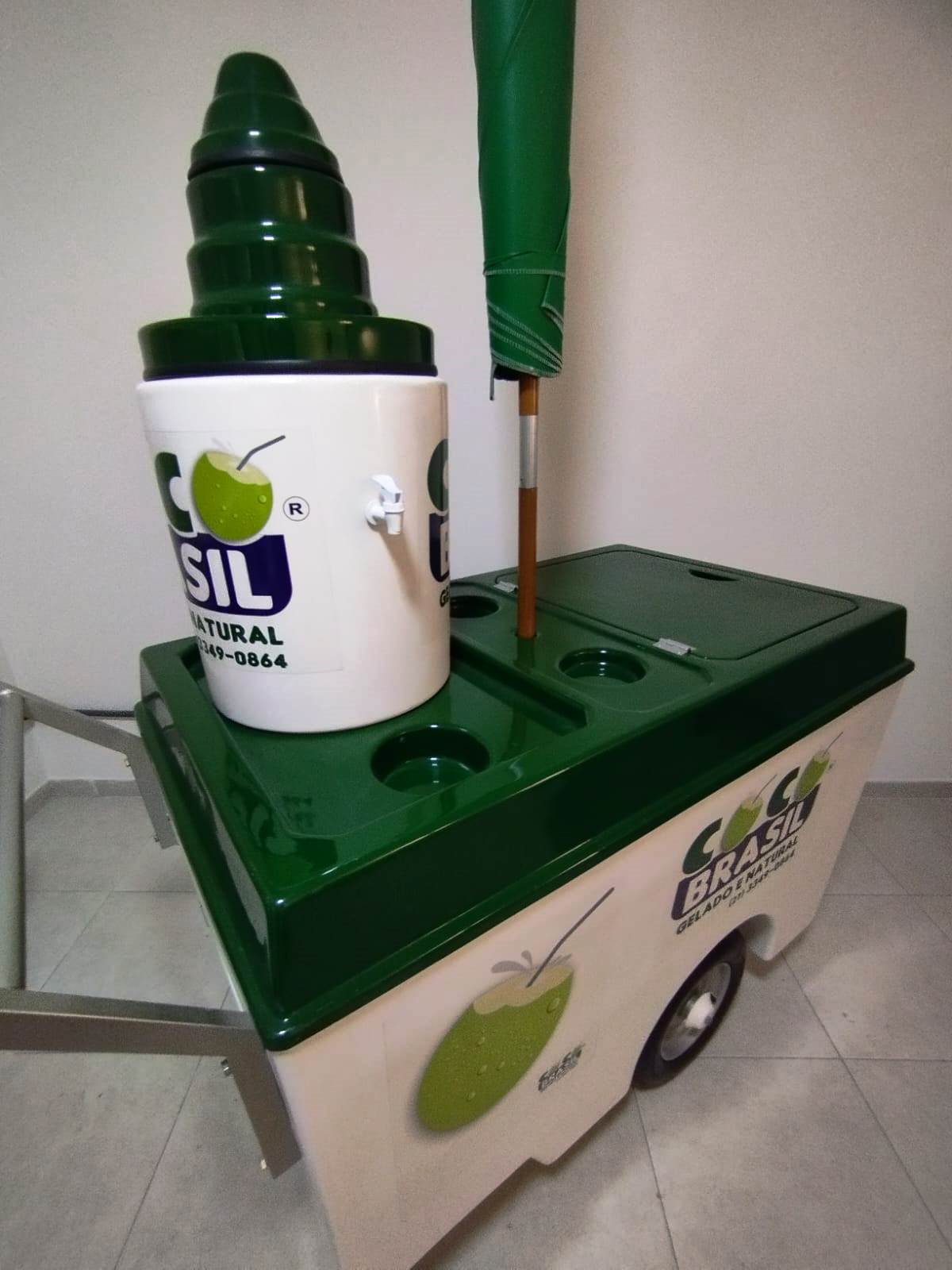 Carrinho para água de coco - Carrinho de Coco