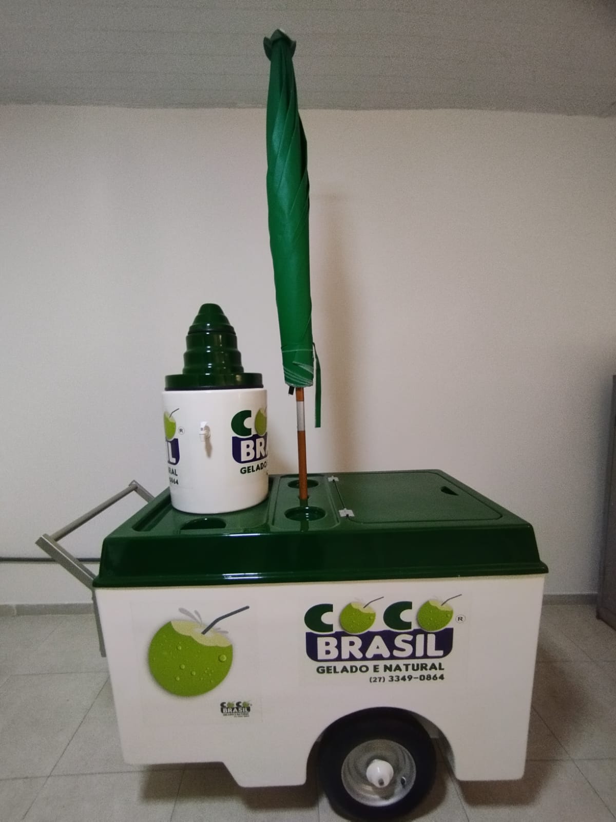 Carrinho para água de coco - Carrinho de Coco