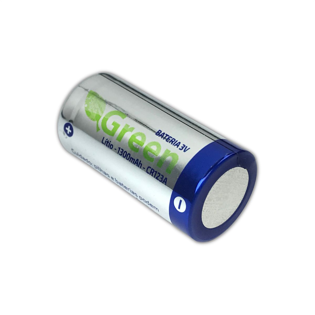 BATERIA 3V LITIO 1300MAH CR123A R.013-9123 - GREEN - Soluções em ...