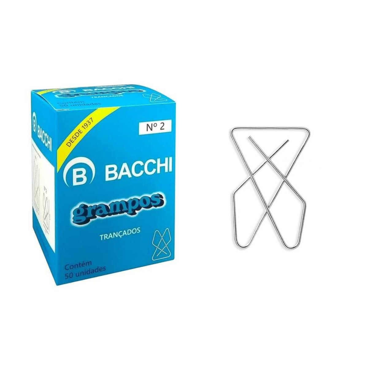 CLIPS TRANCADO N.02 GALVANIZADO CX C/50 2304-9 - BACCHI - Soluções em ...