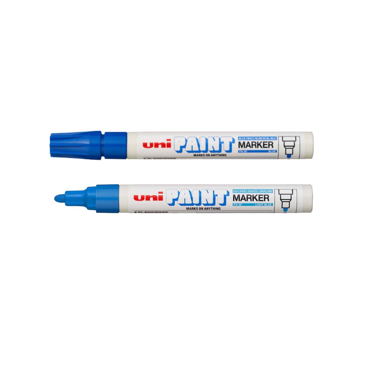MARCADOR PERMANENTE PX-20 2,2-2,8MM AZUL 13.7400 - UNIBALL - Soluções ...