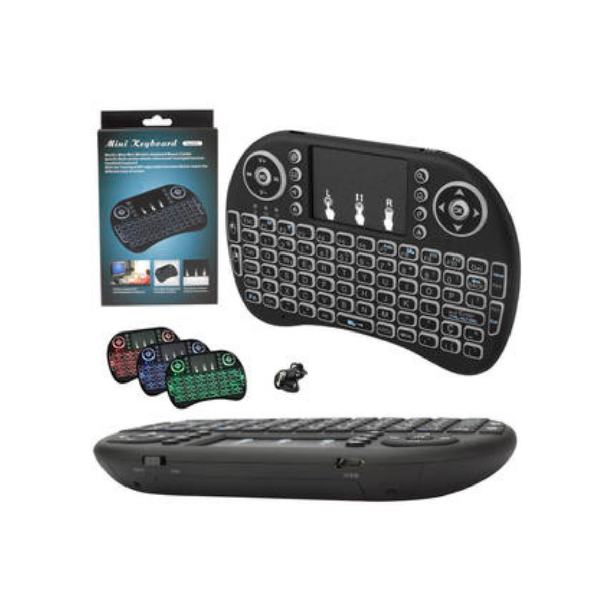 MINI TECLADO WIRELESS LED C/ TOUCHPAD - Soluções em produtos para sua ...