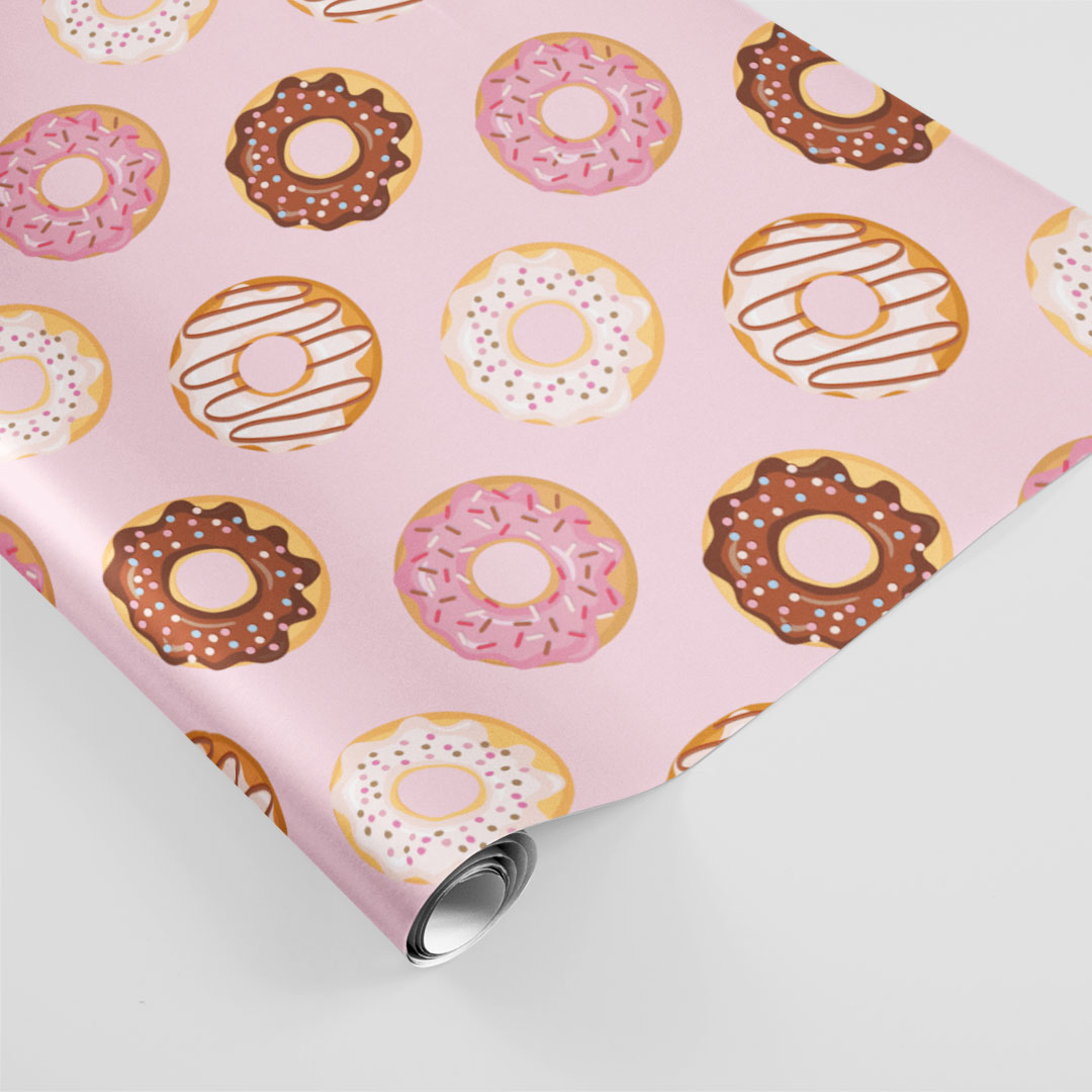 Papel de Parede Adesivo Donuts - Sal Grosso Decora